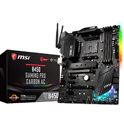 MSI B450 GAMING PRO CARBON AC ATX - Carte mère MSI - Cybertek.fr