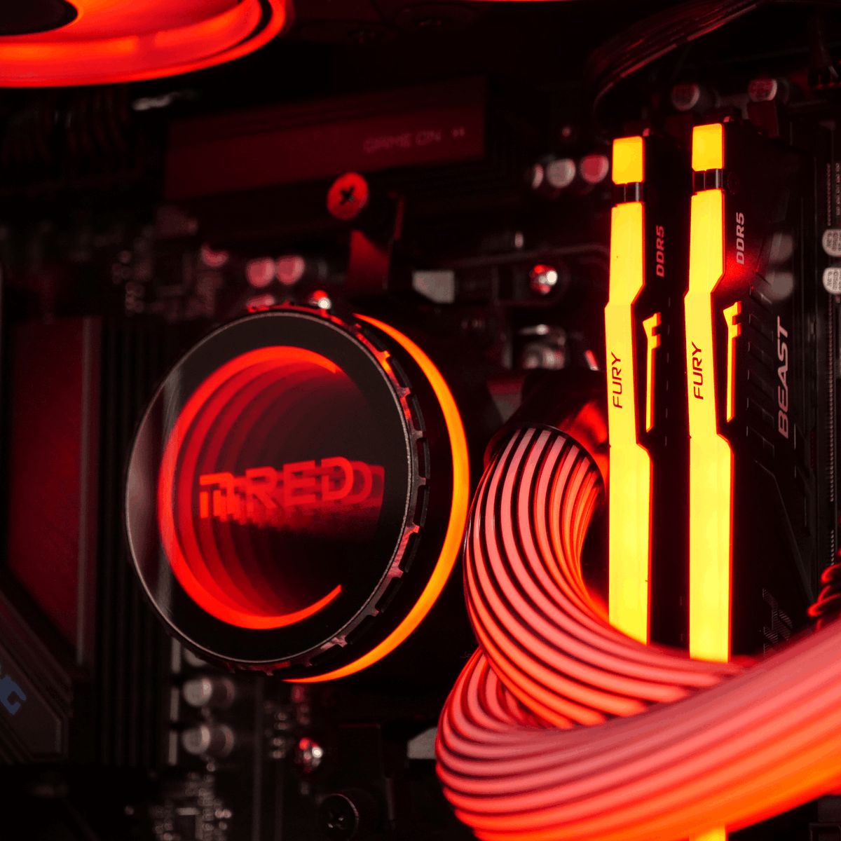 PC Gamer RED FLAG V2 - AMD RX 9070 XT - AMD Ryzen 7 9800X3D - 32Go DDR5 ...