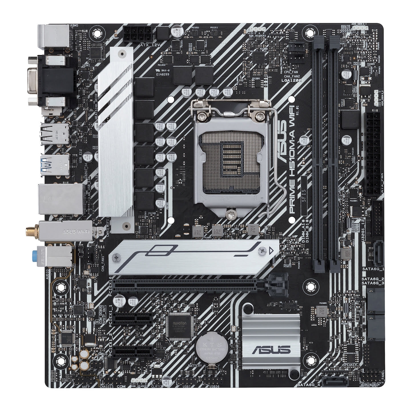 Asus PRIME H510M A WiFi Micro ATX DDR4 Carte M re Asus Asus PRIME H510M A WiFi Micro ATX DDR4 Carte M re Asus
